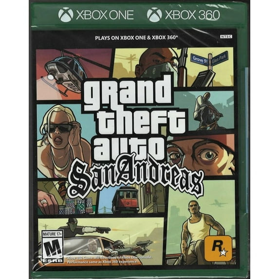 Grand Theft Auto: San Andreas (XB1 Packaging) Xbox 360 - Walmart.com