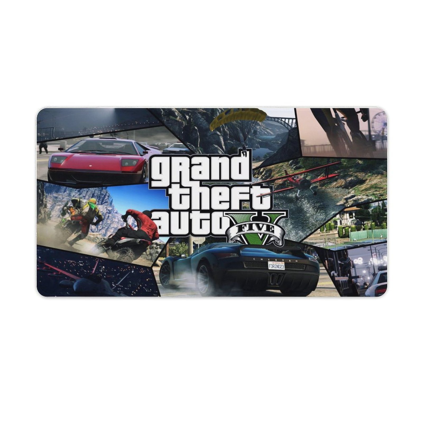 Grand Theft Auto V Desk Mat, Large Mouse Pad Extended Gaming Mouse Pad ...