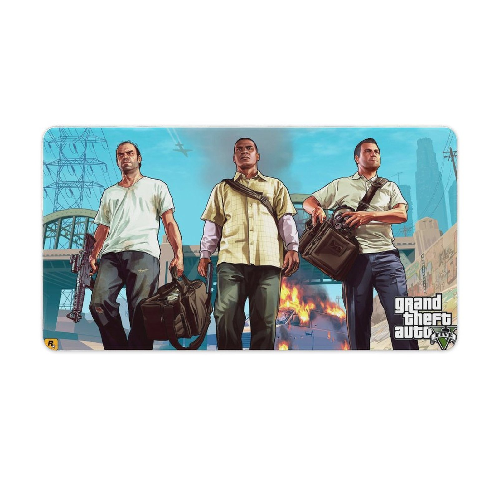 Grand Theft Auto V Desk Mat, Large Mouse Pad Extended Gaming Mouse Pad ...