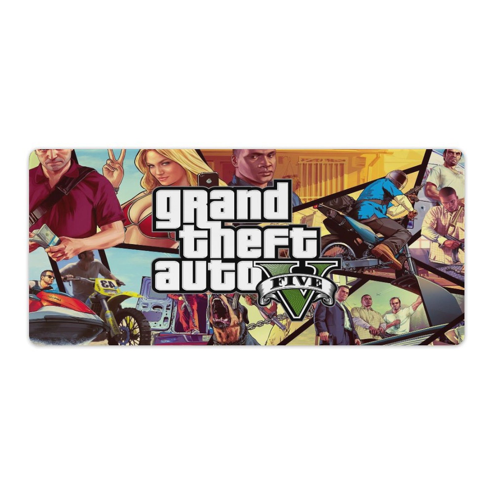 Grand Theft Auto V Desk Mat, Large Mouse Pad Extended Gaming Mouse Pad ...