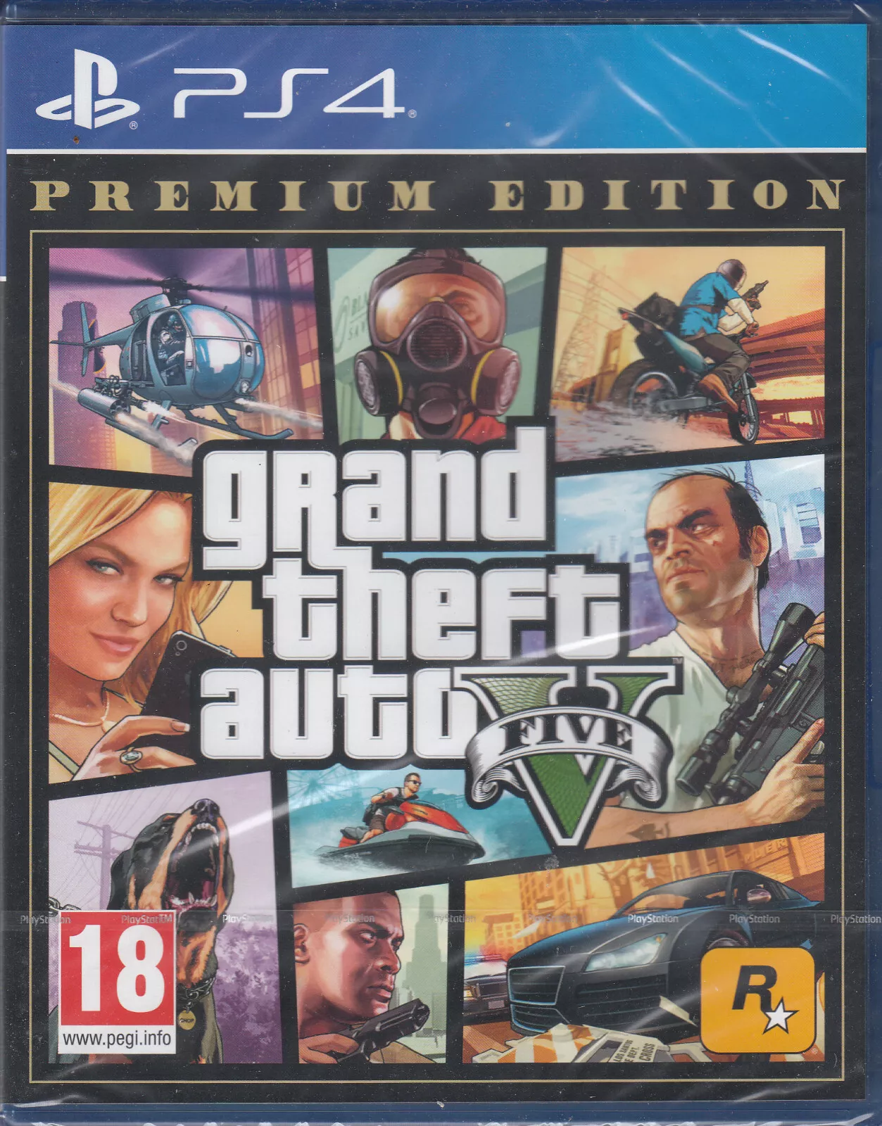 Grand Theft Auto V Premium Edition PS4 Brand New Factory Sealed GTA 5 ...