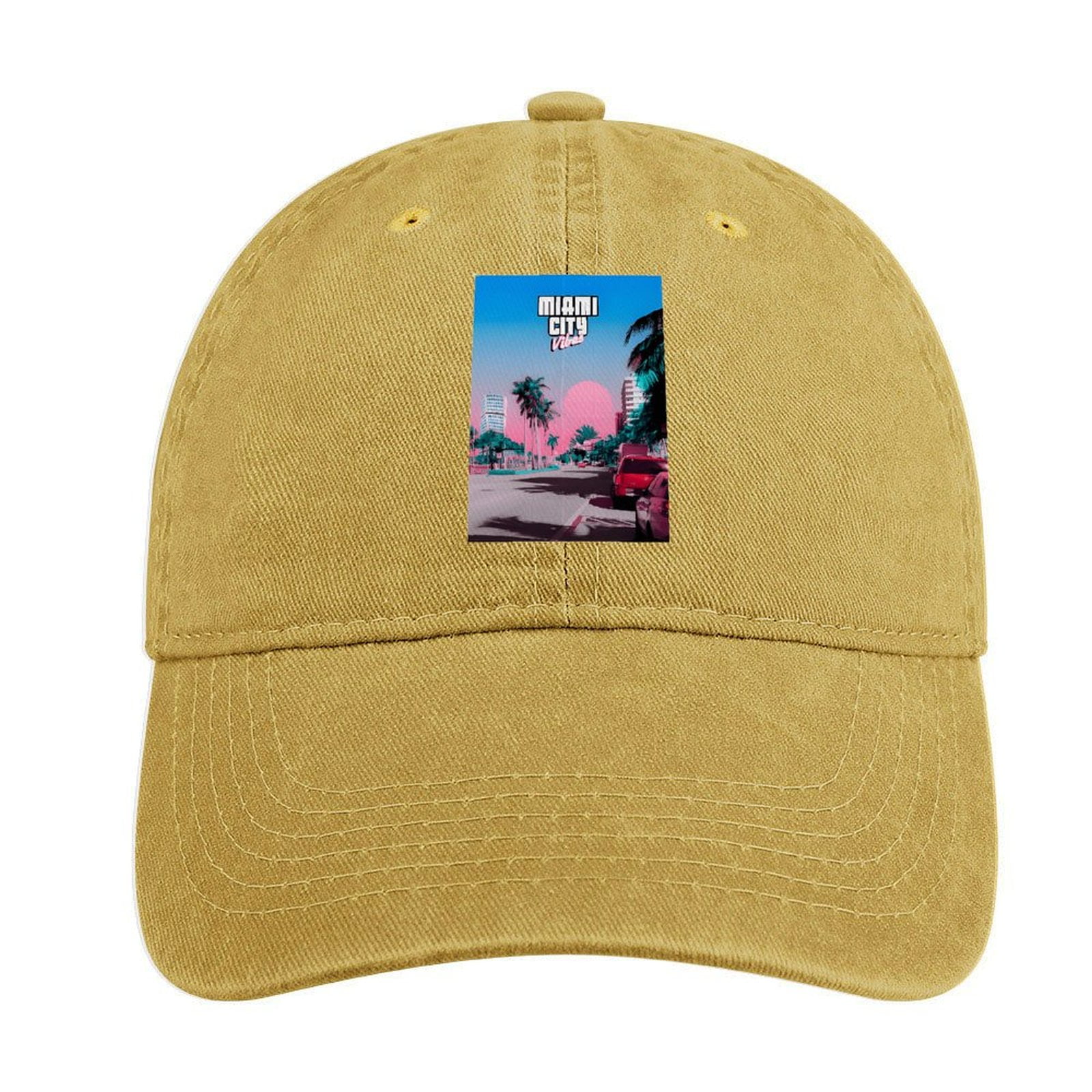 Grand Theft Auto Vice City Games Official Sand Colour Baseball Cap for ...