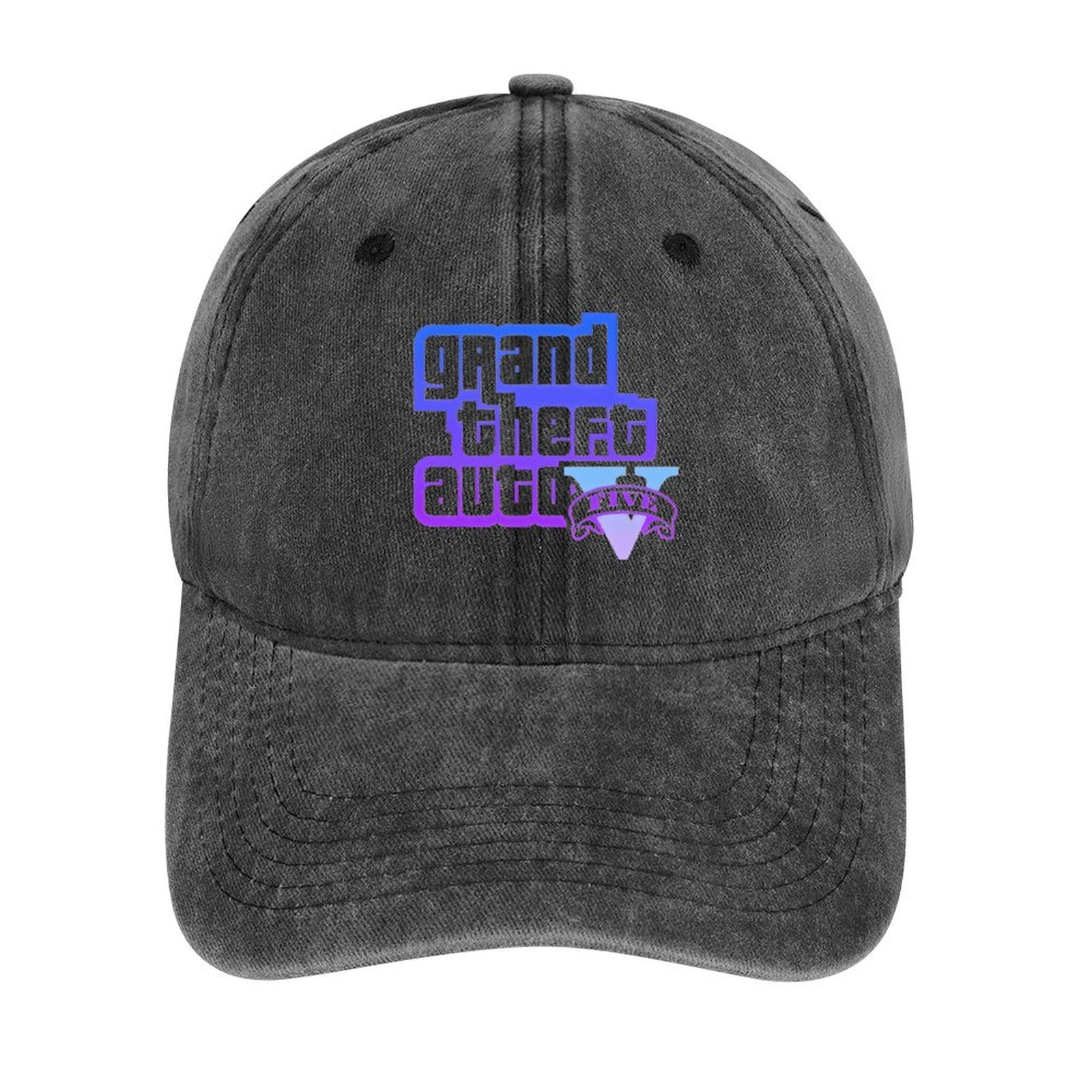 Grand Theft Auto Vice City Games Trendsetting Charcoal Baseball Cap for ...