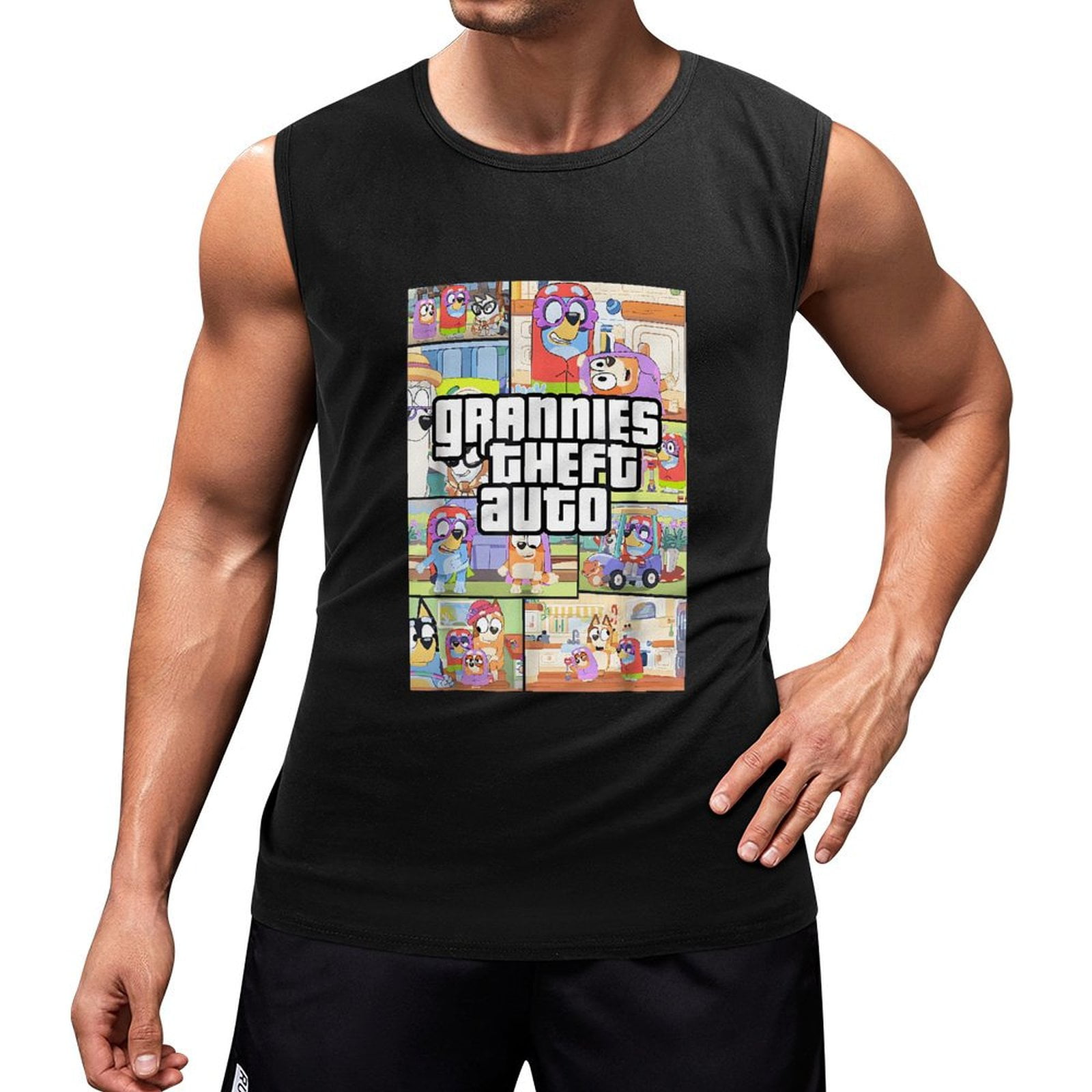 Grand Theft Auto Vice City Games Vivacious Men's Tank Top Muscle ...