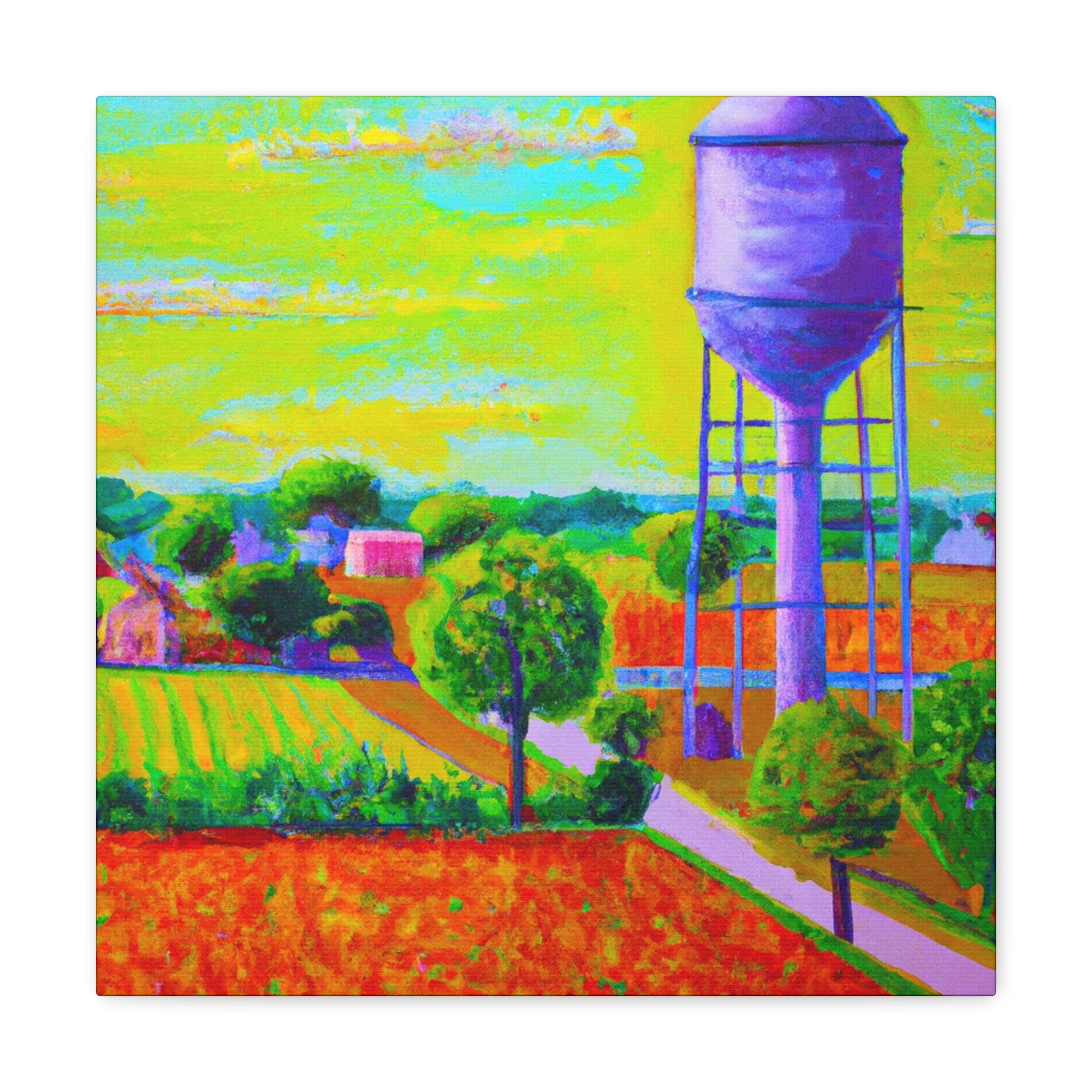 "Grand Water Tower Beauty" - Canvas - Walmart.com