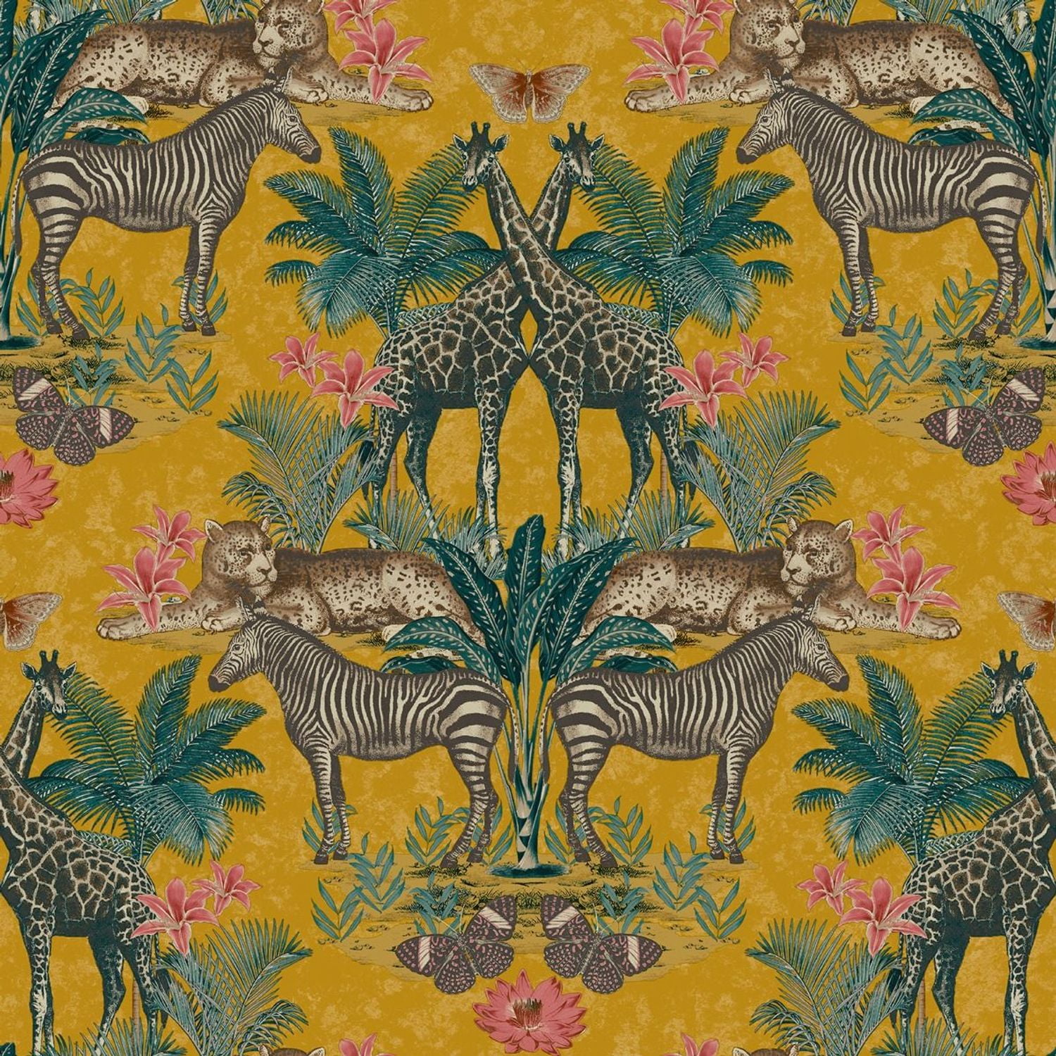 GrandDeco Animal Kingdom Wallpaper - Walmart.com