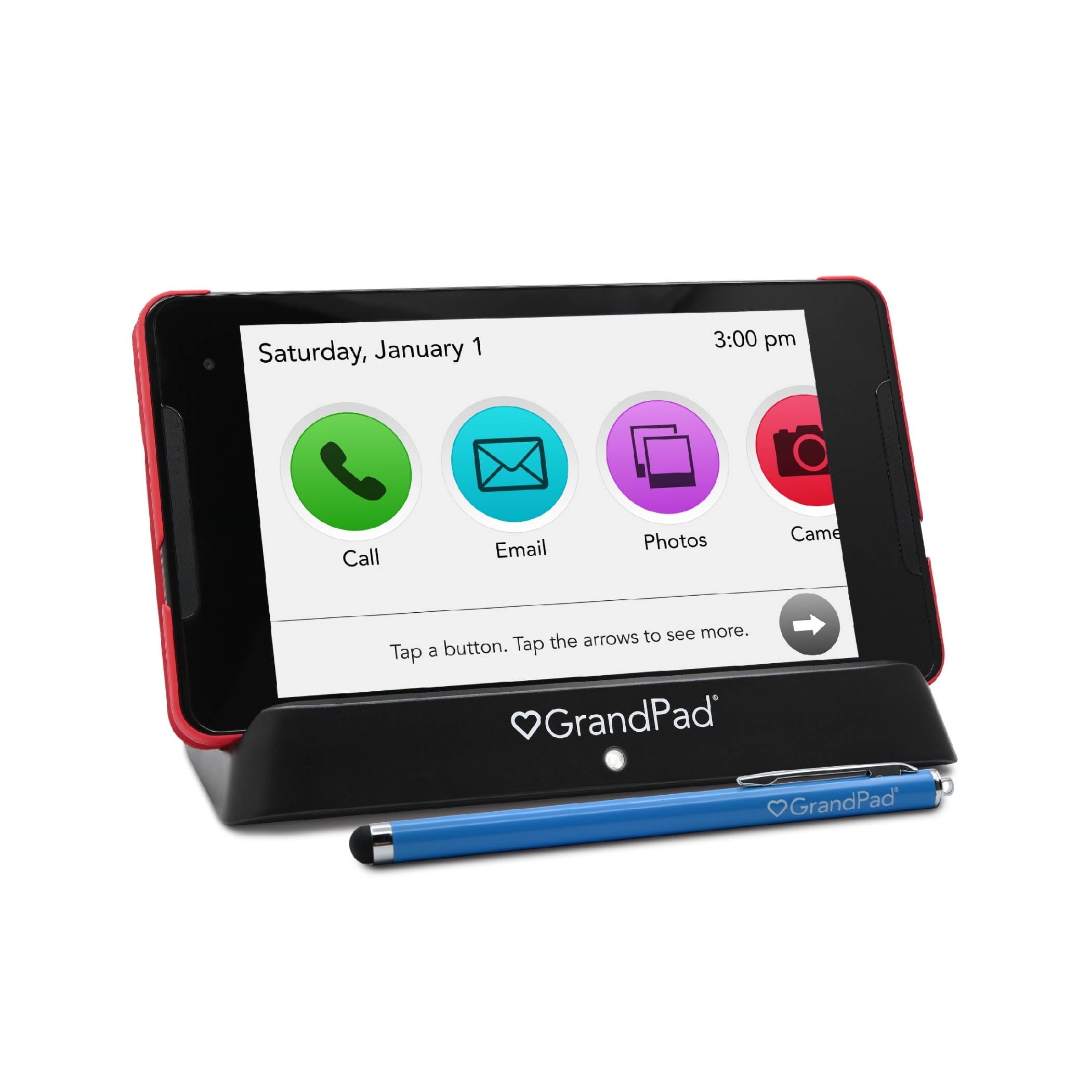 GrandPad Tablet for Seniors, 1 Month Premium Service with 4G LTE ...