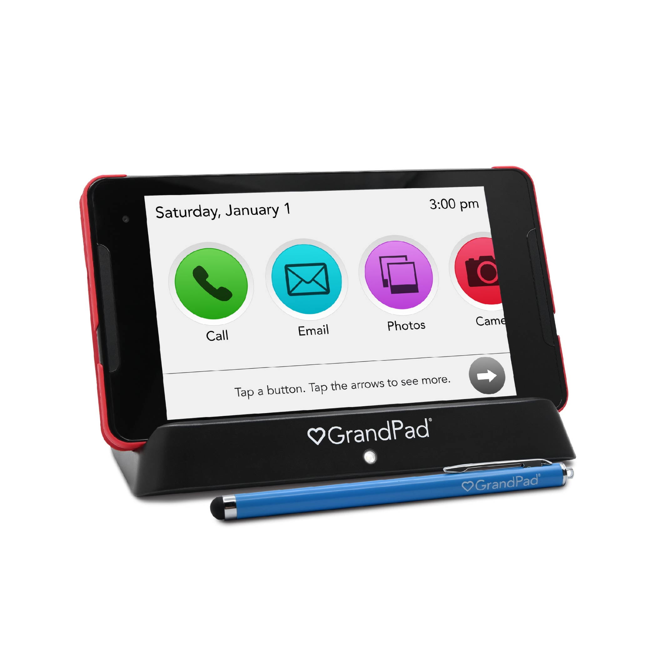 GrandPad Tablet for Seniors, 1 Month Premium Service with 4G LTE ...