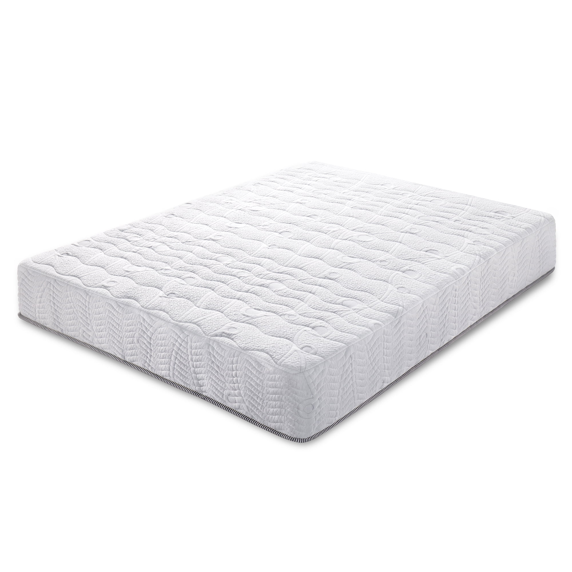 GrandRest 10" Gel Infused Pocket Spring Hybrid Mattress, Plush, Full ...