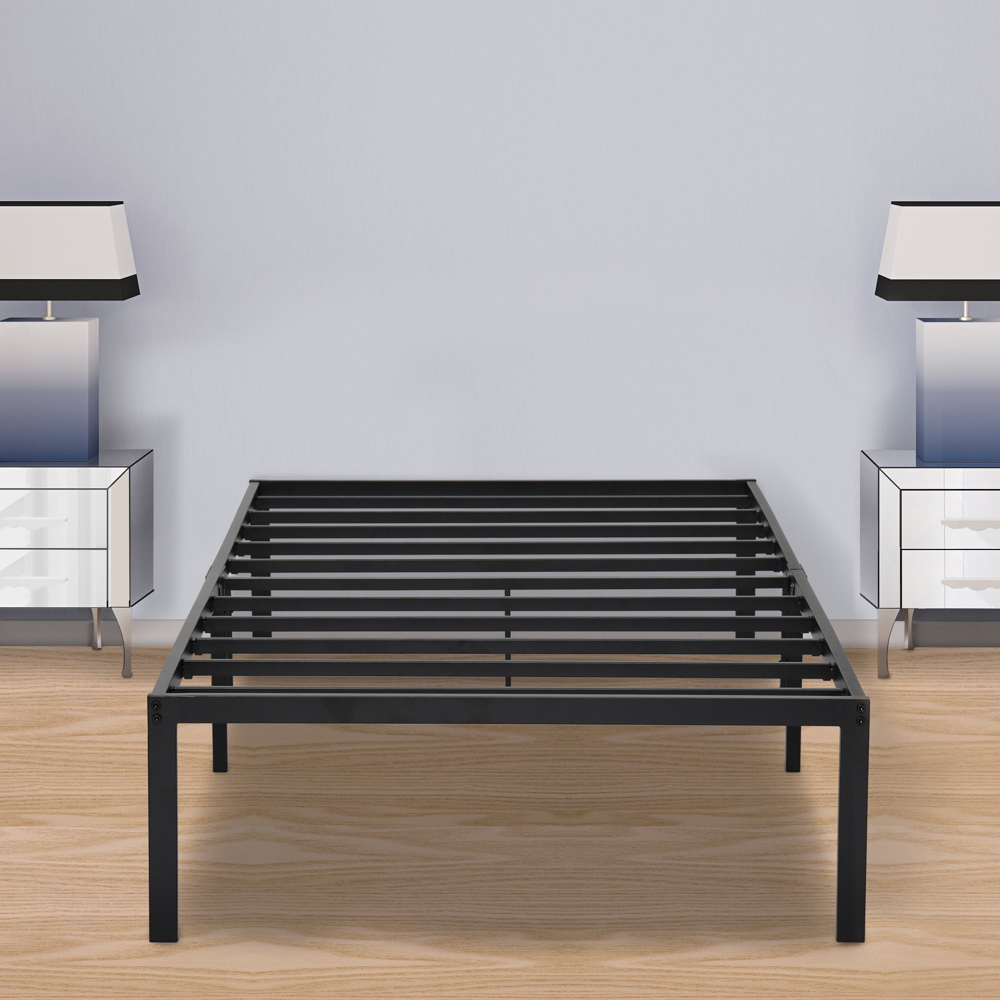 Free Shipping! GrandRest Twin XL Metal Platform Bed Frame Steel Support ...