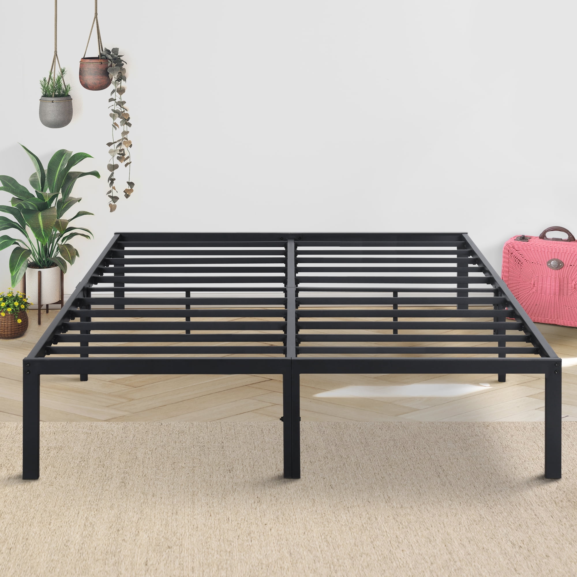 GrandRest 16 Inch Metal Platform Bed Frame, Queen - Walmart.com