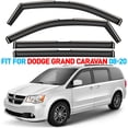 GrandWheel Co Smoke Tinted In-Channel Side Window Vent Visor Deflectors ...