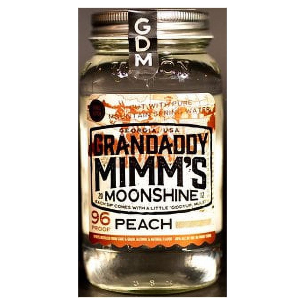 Grandaddy Mimms Peach 96 Moonshine 50ml - 48/case - Walmart.com