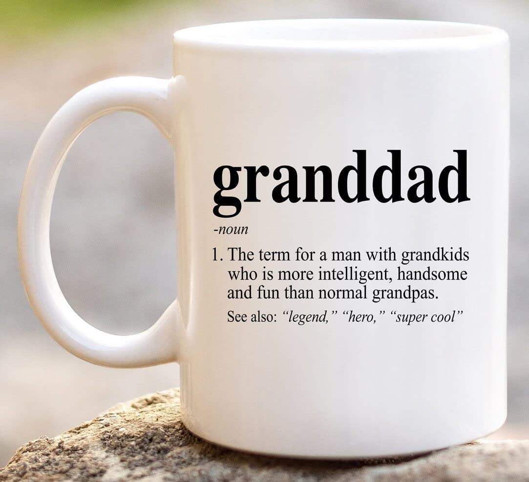 Granddad Definition Coffee Mug Granddad Defined Cup Funny Birthday Gift ...