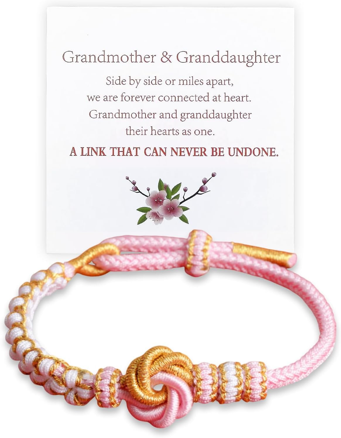 Granddaughter Bracelet from Grandma A Link That Can Never Be Undone ...
