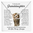 Granddaughter From Grandma Grandpa, To My Granddaughter Necklace ...