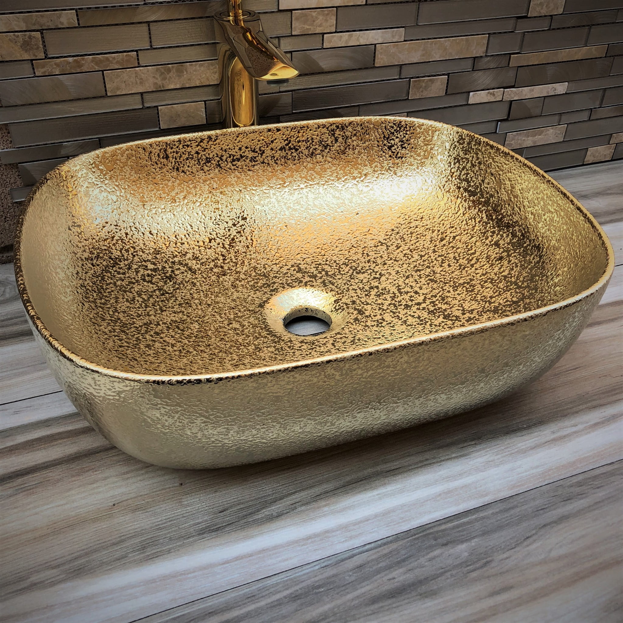 Grande Golden Imperial Vessel Sink - Walmart.com