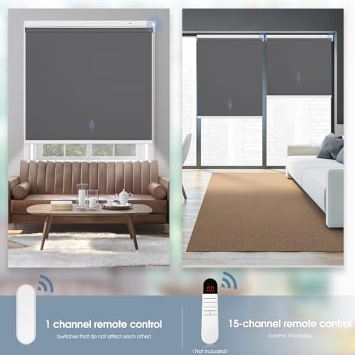 Grandekor 15-Channel Remote Control for Motorized Roller Blinds ...