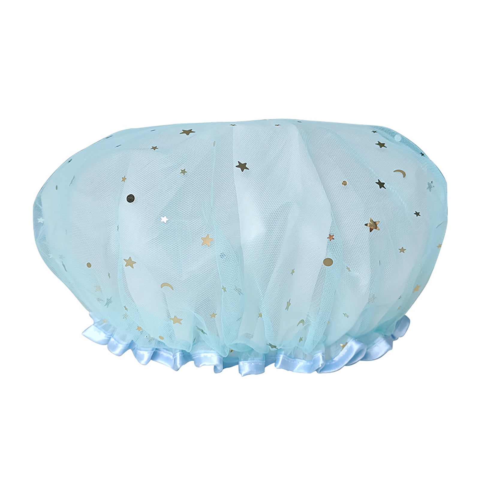 Grandest Birch 10PCS Bath Hat Star Pattern Double Layer PVC Kids Shower ...