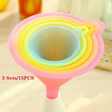 Farberware Professional Silicone Funnels, 3-pieces in Assorted Colors ...