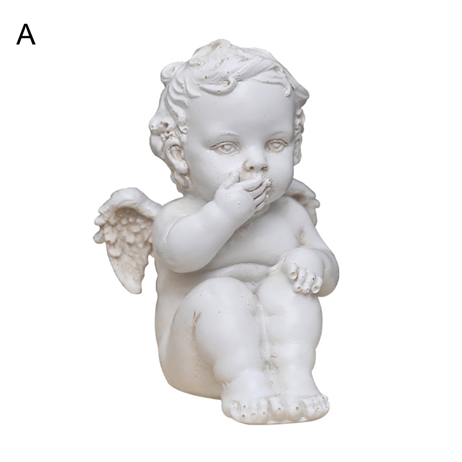 Grandest Birch Active Poses Angel Statue Freestanding Resin Three ...