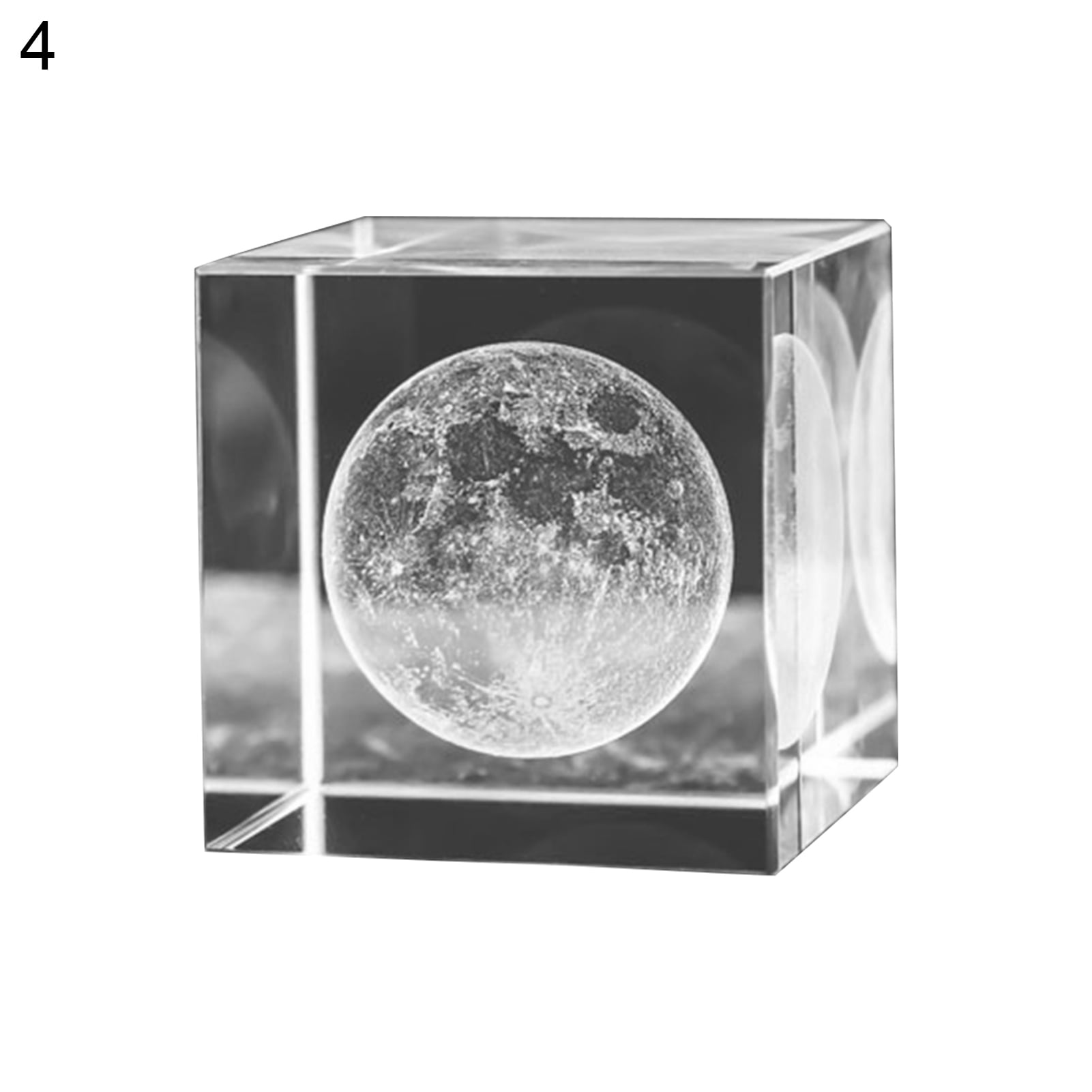 Grandest Birch Cube Prism Decor Ornamental Smooth Surface Modern Style ...