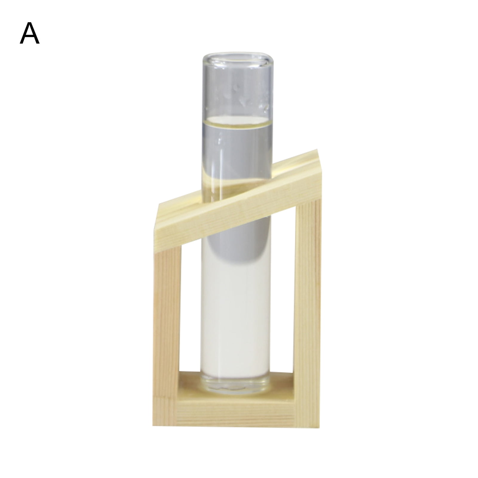 Grandest Birch Decorative Hydroponic Tube Vase Transparent Glass ...