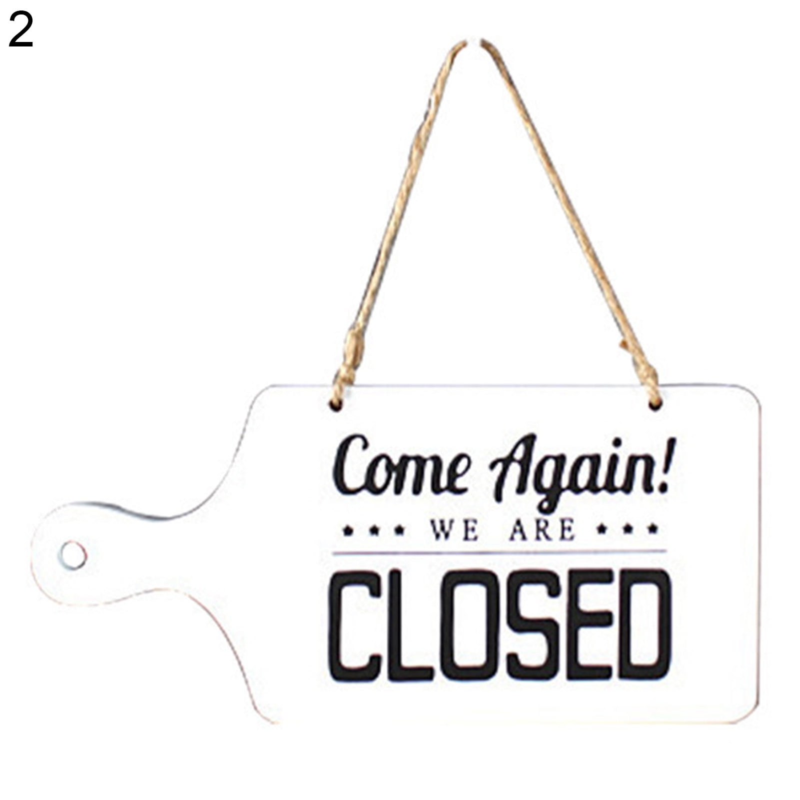 Grandest Birch Door Sign Double Sided Painting Letter Printing ...