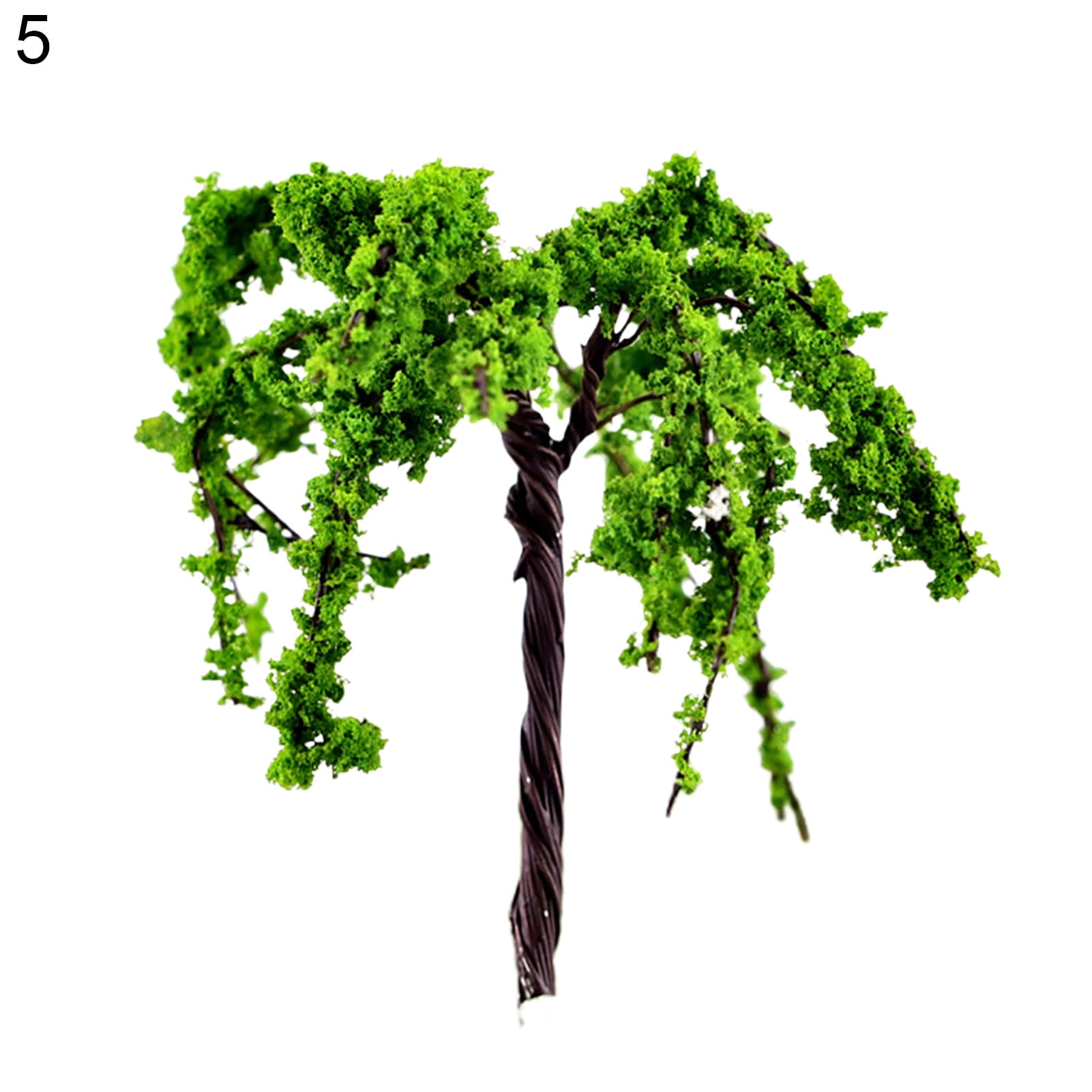 Grandest Birch Resin Miniature Tree Figurine Rockery DIY Landscape ...