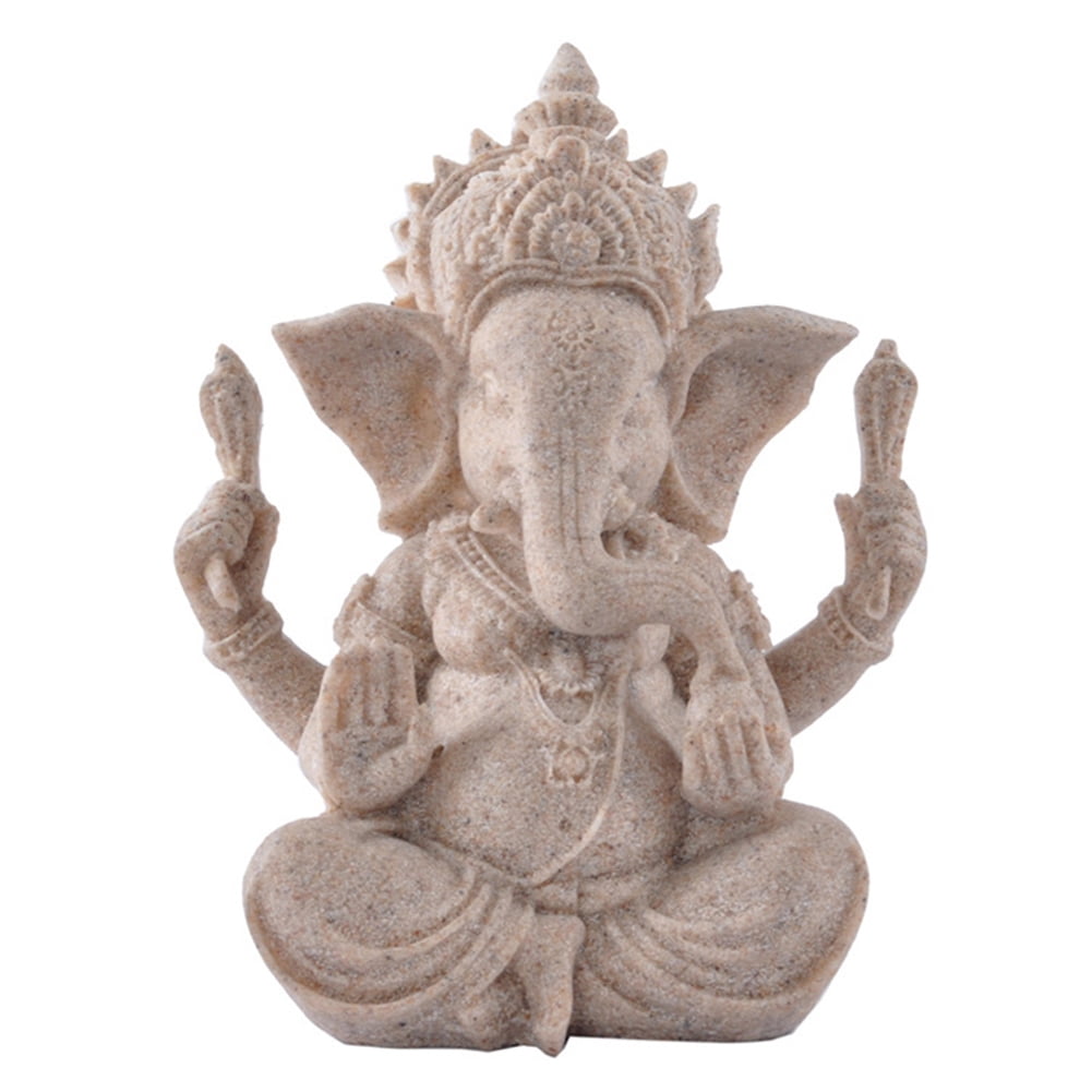 Grandest Birch Sandstone Hindu Elephant Statue Ganesha Buddha Sculpture ...