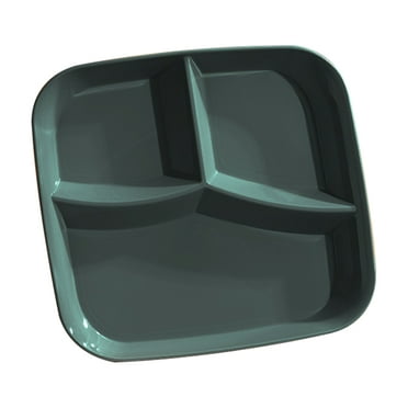 Equate Divided Plate,Red - Walmart.com