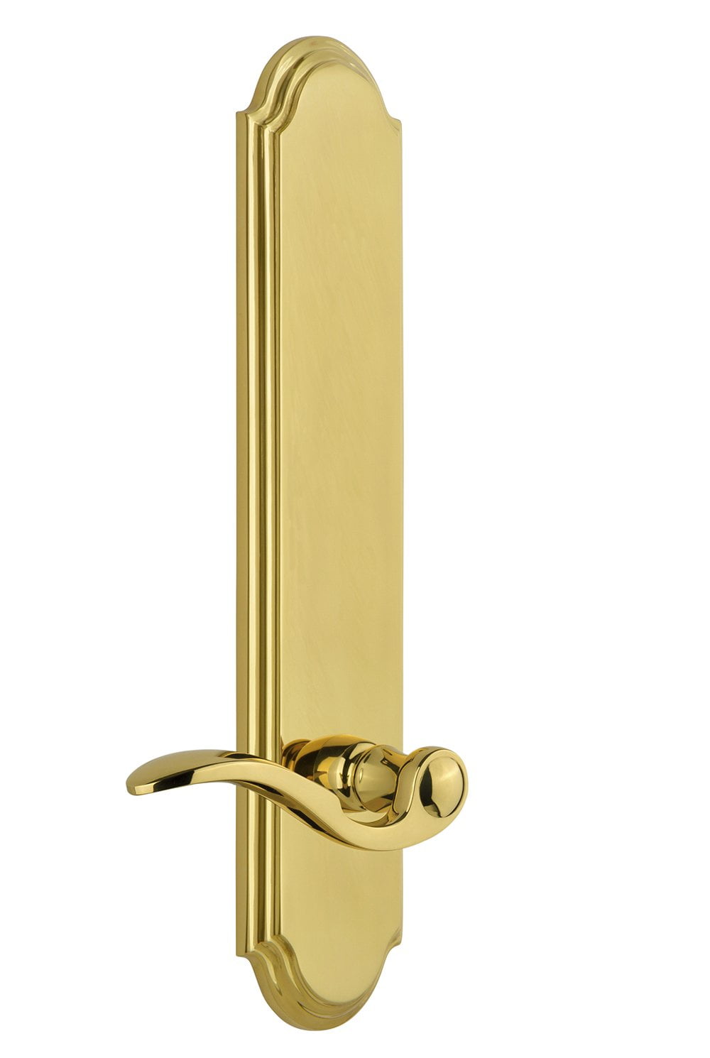 Grandeur 804196 Hardware Arc Tall Plate Bellagio Lever Size, Privacy-2. ...