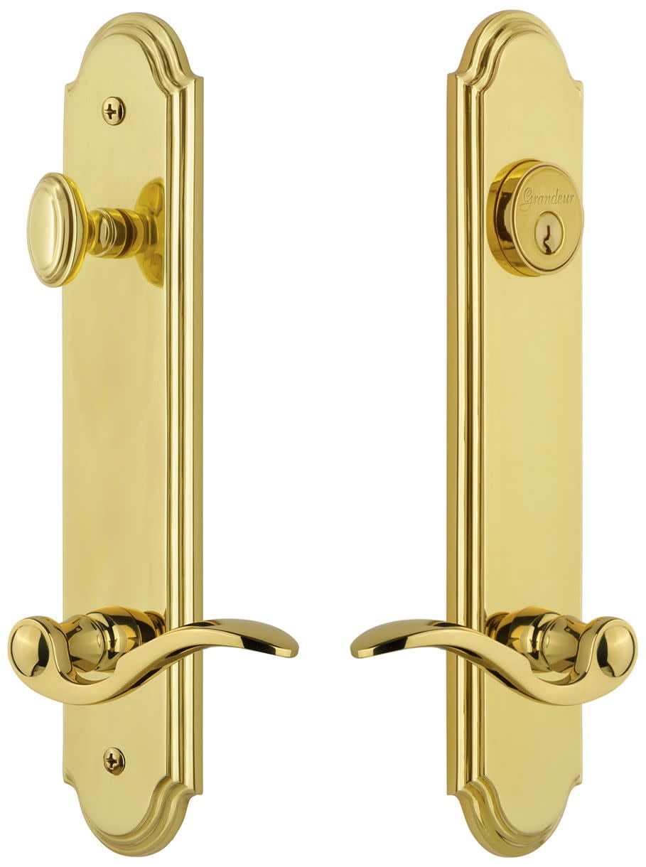 Grandeur Arcbel_Tp_Eset_238_Lh Arc Solid Brass Tall Plate Single ...