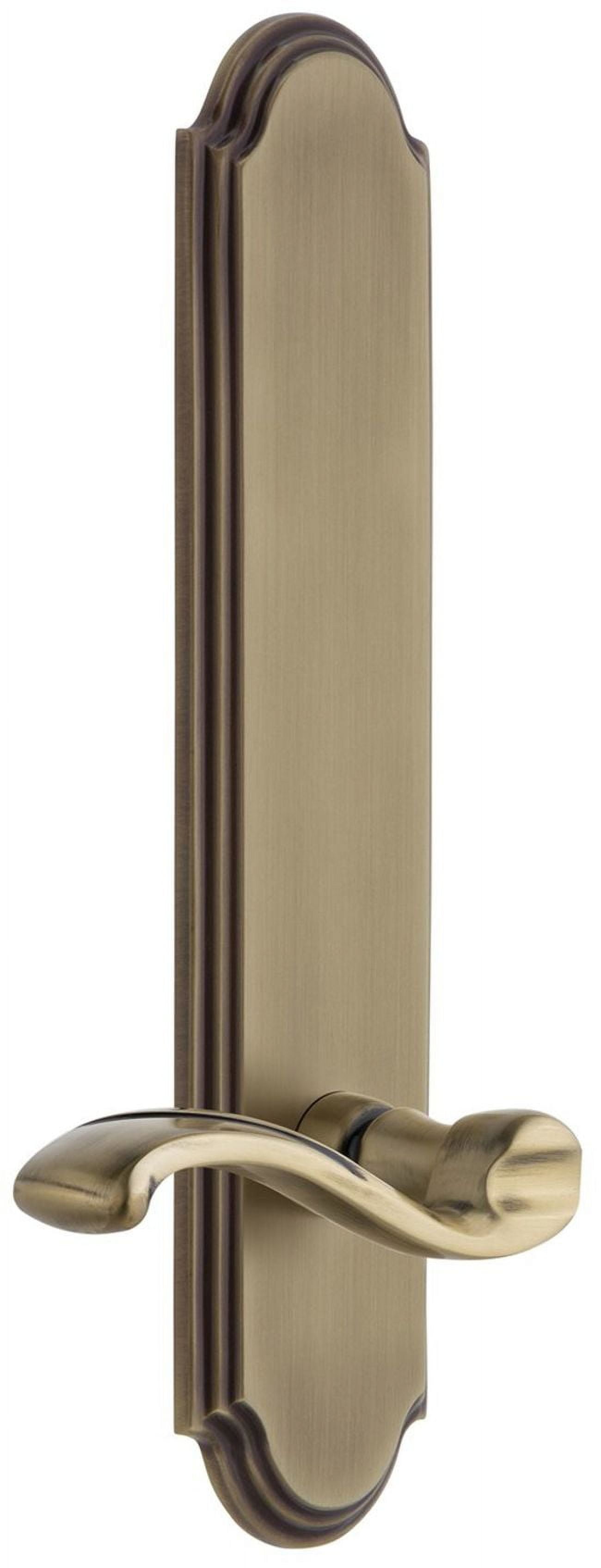 Grandeur Arcprt_Tp_Prv_234_Lh Arc Solid Brass Tall Plate Rose Left ...