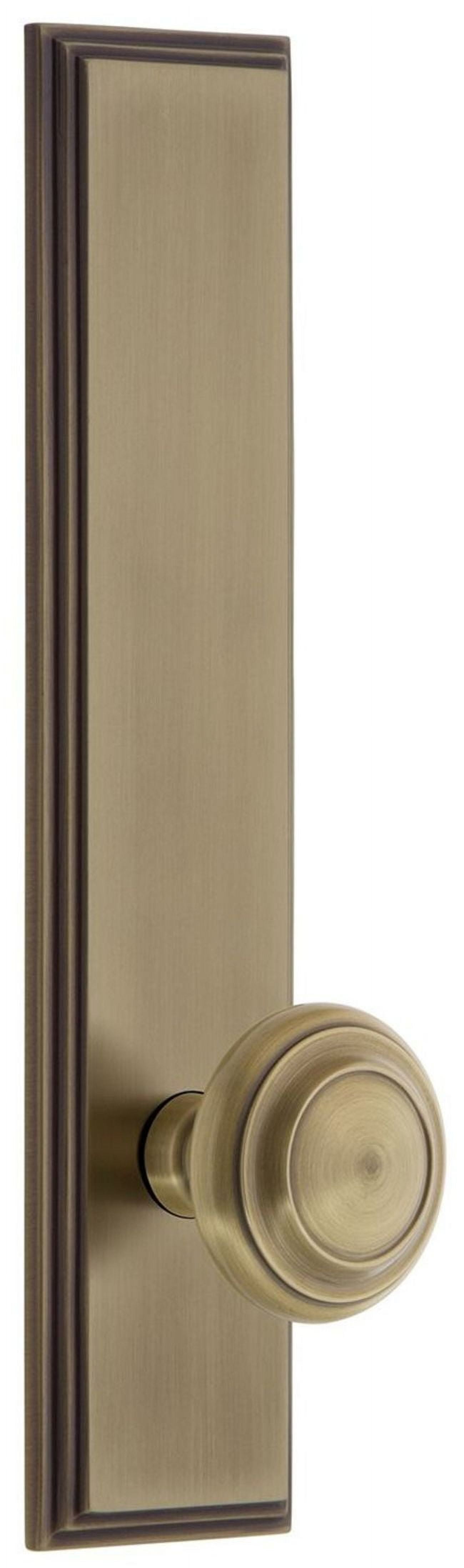 Grandeur Carcir_Tp_Prv_234_Lh Carre Solid Brass Tall Plate Rose Left ...