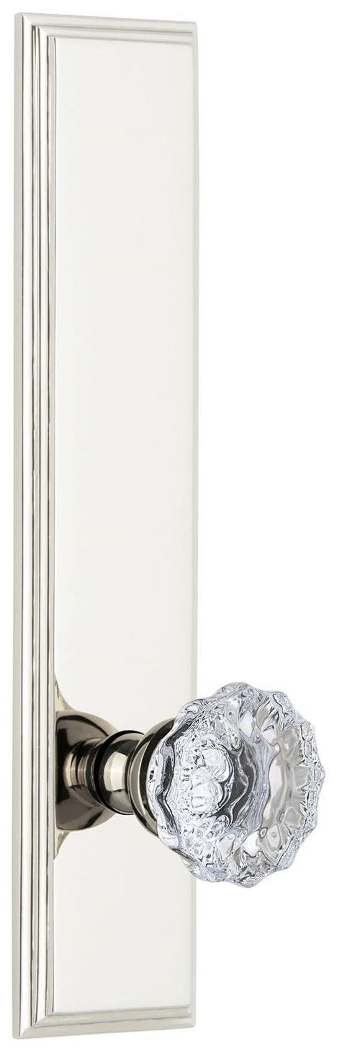 Grandeur Carfon_Tp_Prv_234_Lh Carre Solid Brass Tall Plate Rose Left ...