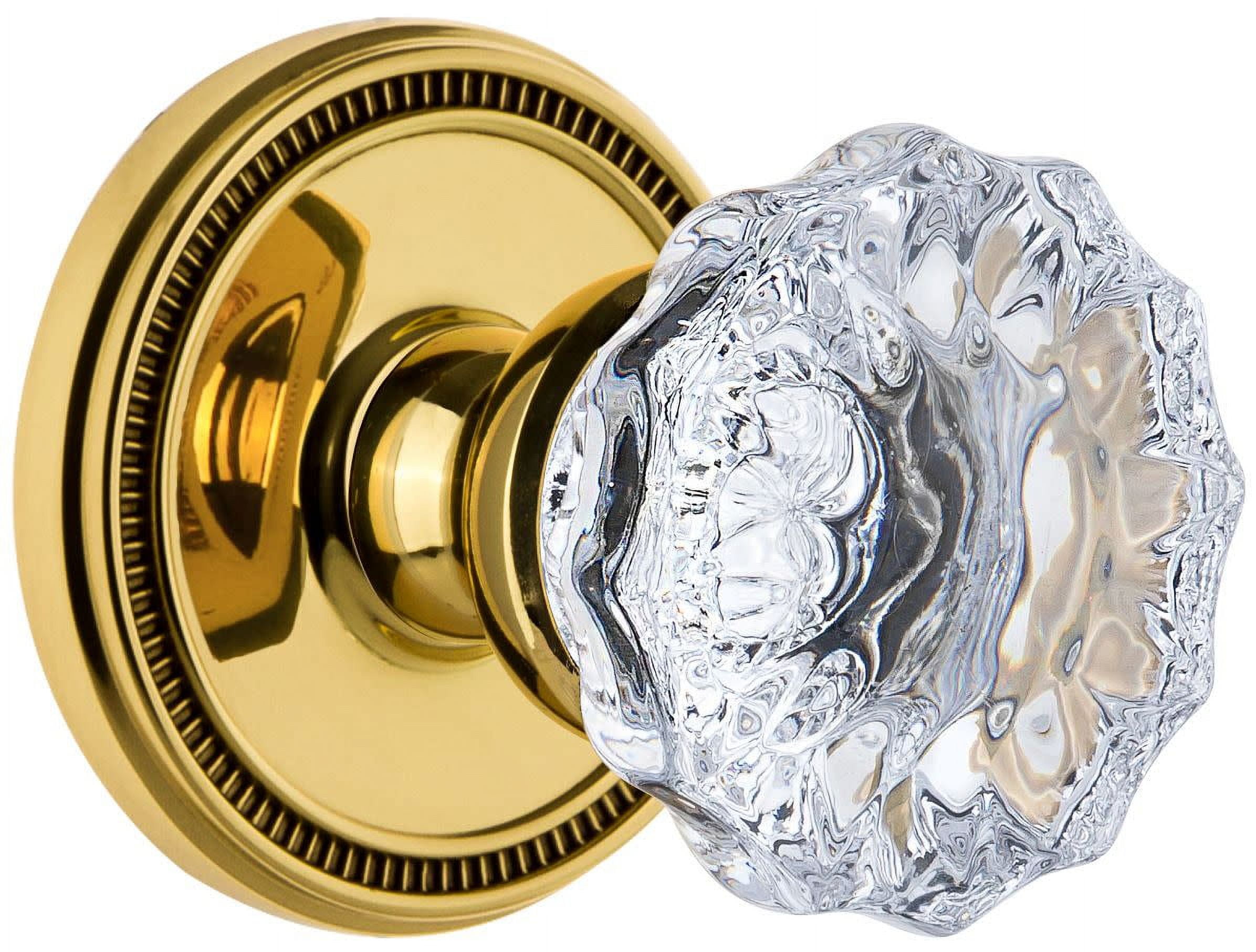 Grandeur Solfon_Sd_Na Soleil Solid Brass Rose Single Dummy Door Knob ...