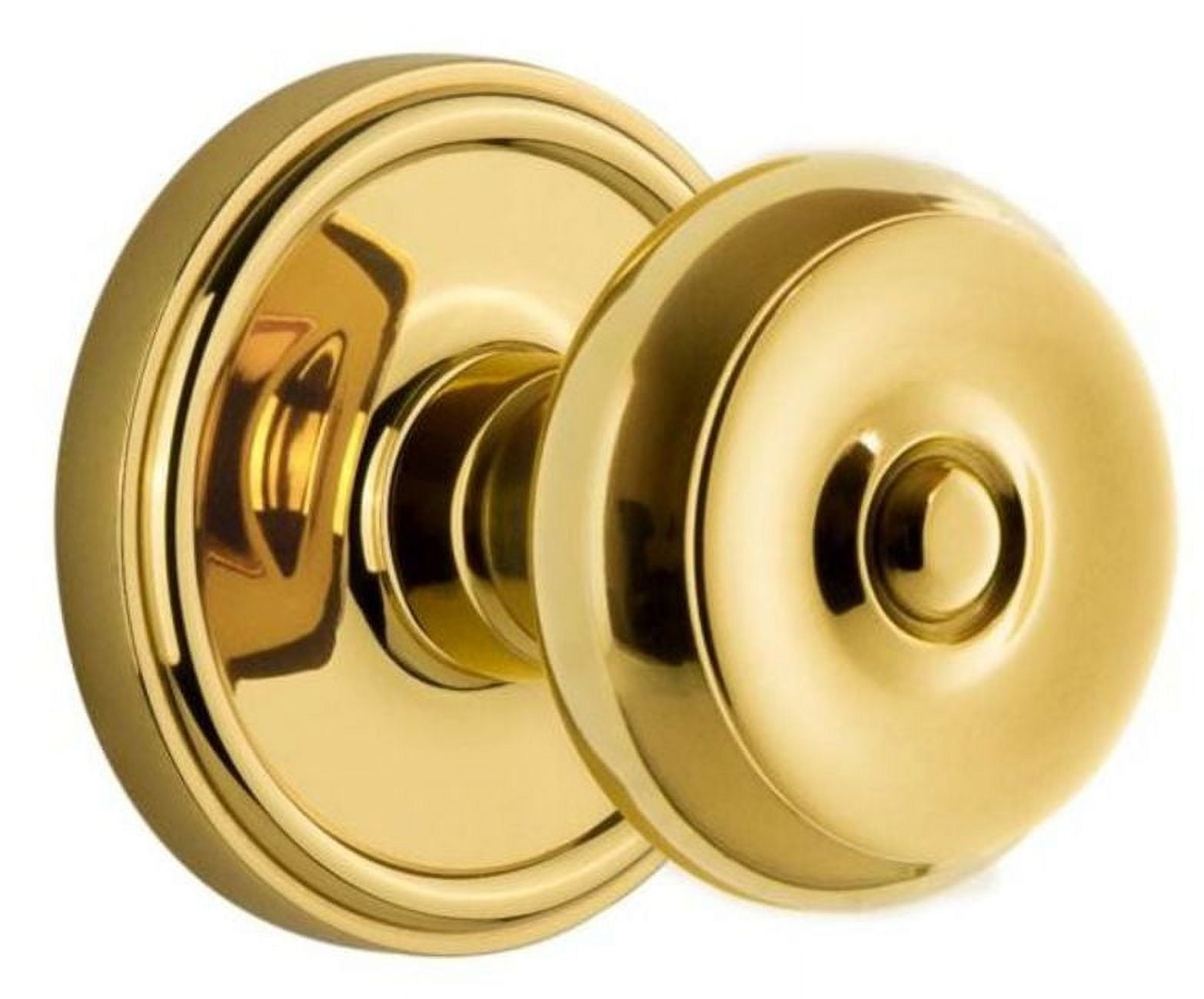 Grandeur Geobou_Prv_234 Georgetown Solid Brass Rose Privacy Door Knob ...