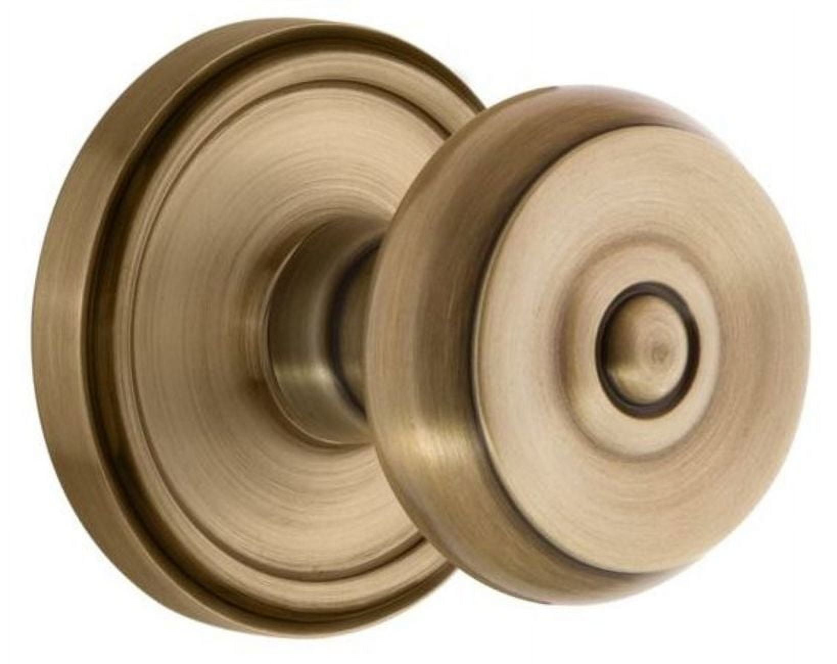 Grandeur Geobou_Prv_238 Georgetown Solid Brass Rose Privacy Door Knob ...