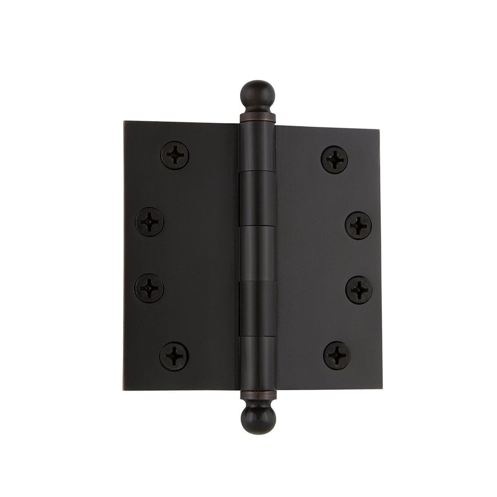 Grandeur Hardware 809021 4" Ball Tip Heavy Duty Hinge with Square ...