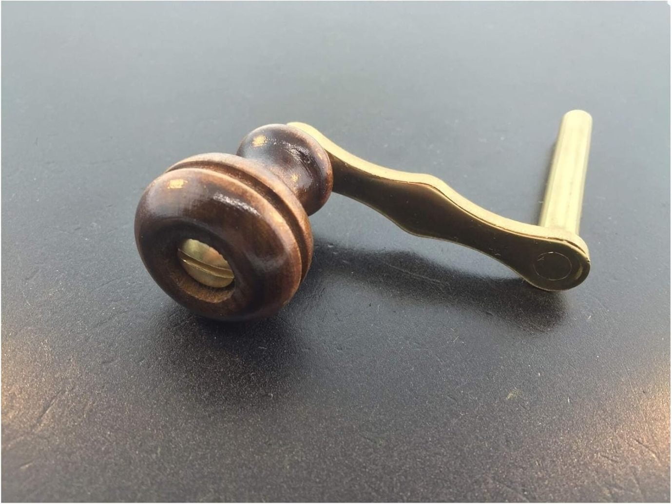 Grandfather Clock Winding Key Crank Winder Sligh Ridgeway Pearl USA ...