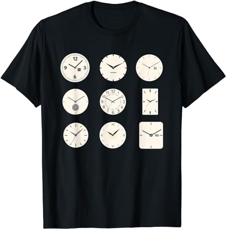 Grandfather Time Clocks T-Shirt - Walmart.com