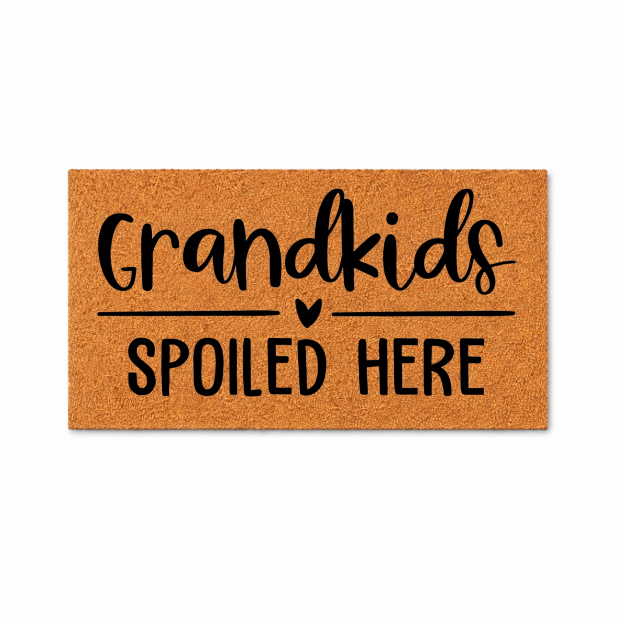 Grandkids Spoiled Here Doormat, Funny Welcome Entryway Door Mat, Indoor ...