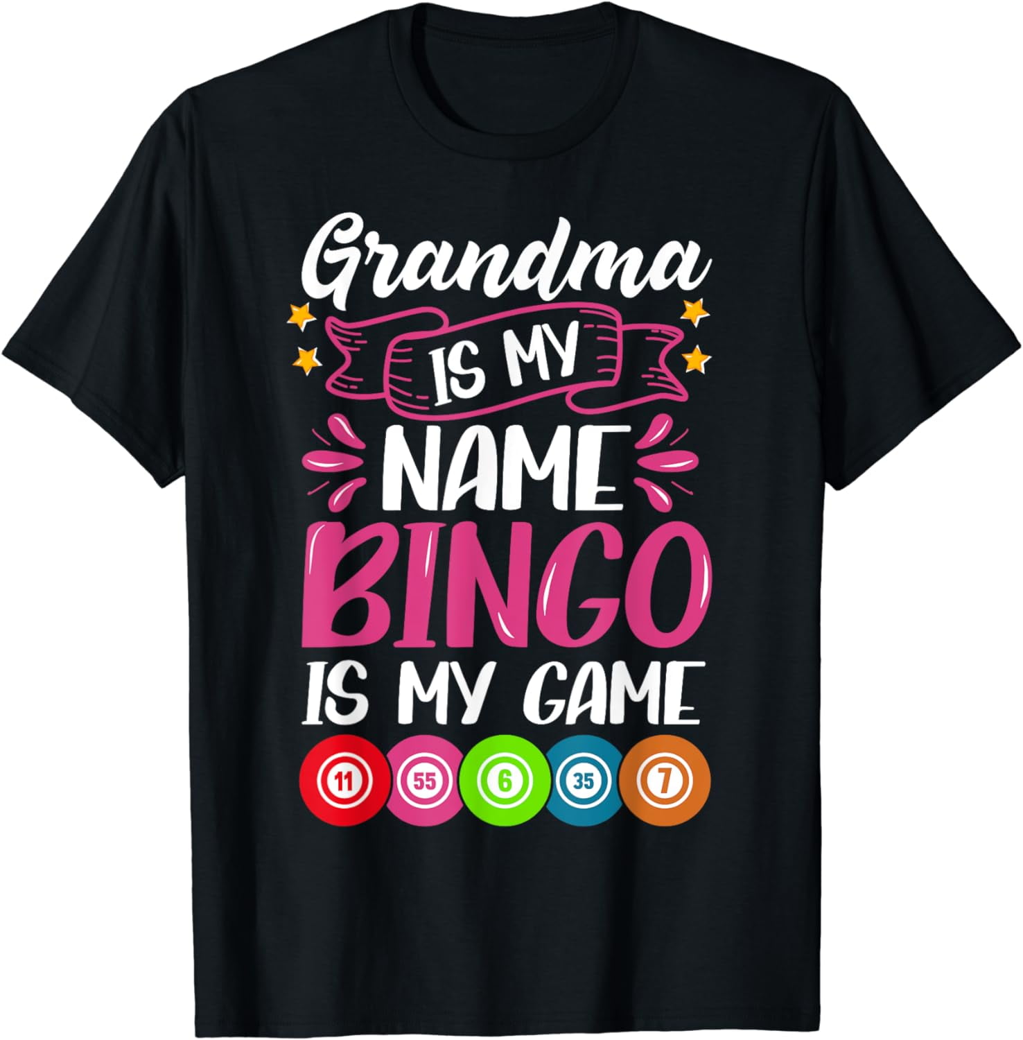 Grandma Bingo player funny bingo quote design T-Shirt - Walmart.com