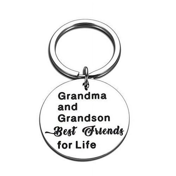 Grandma Birthday Present for Women Senior Female from Grandson Keychain ...
