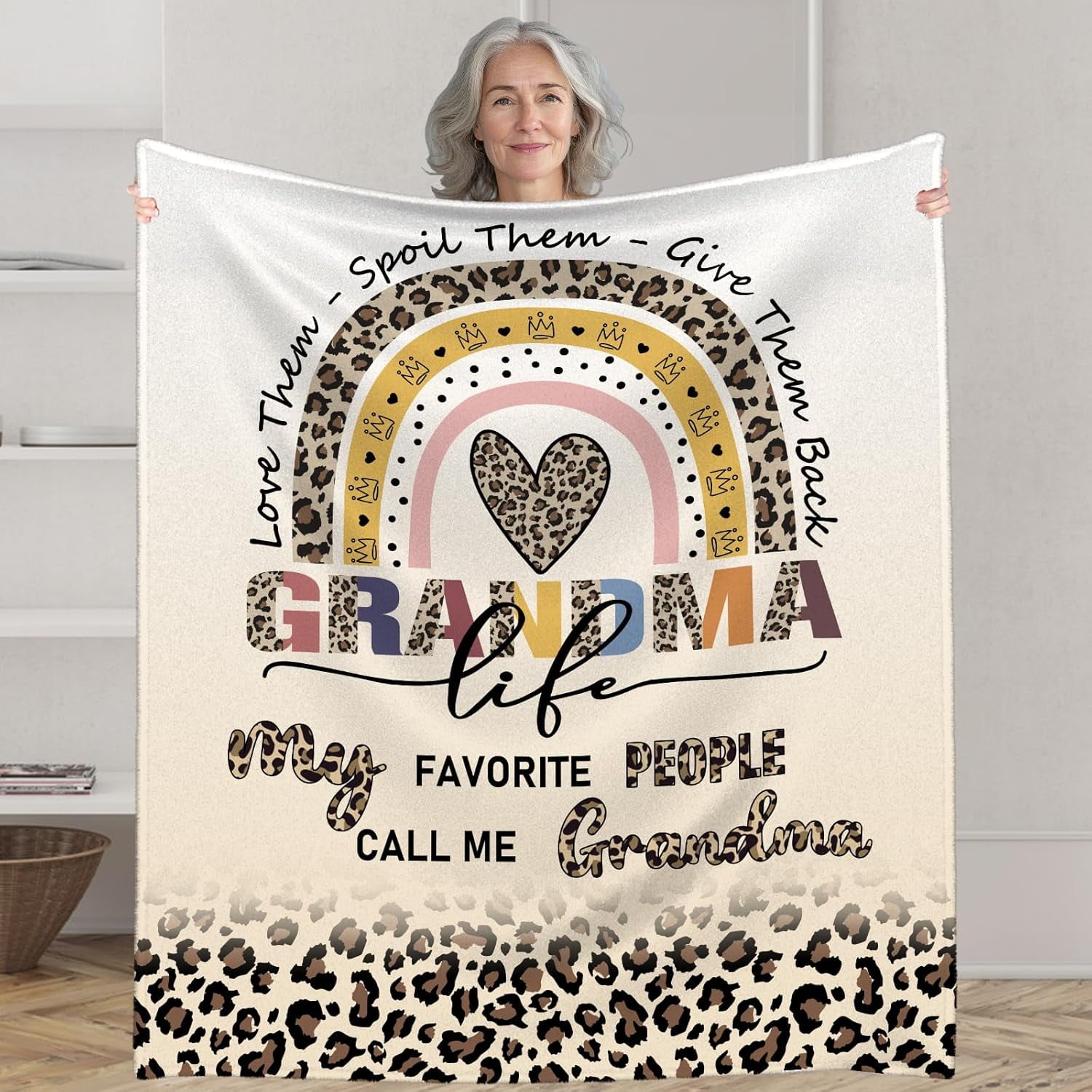 Grandma Blanket, Nana Throw Blanket 50" x 60", Best Grandma Nana Grammy ...