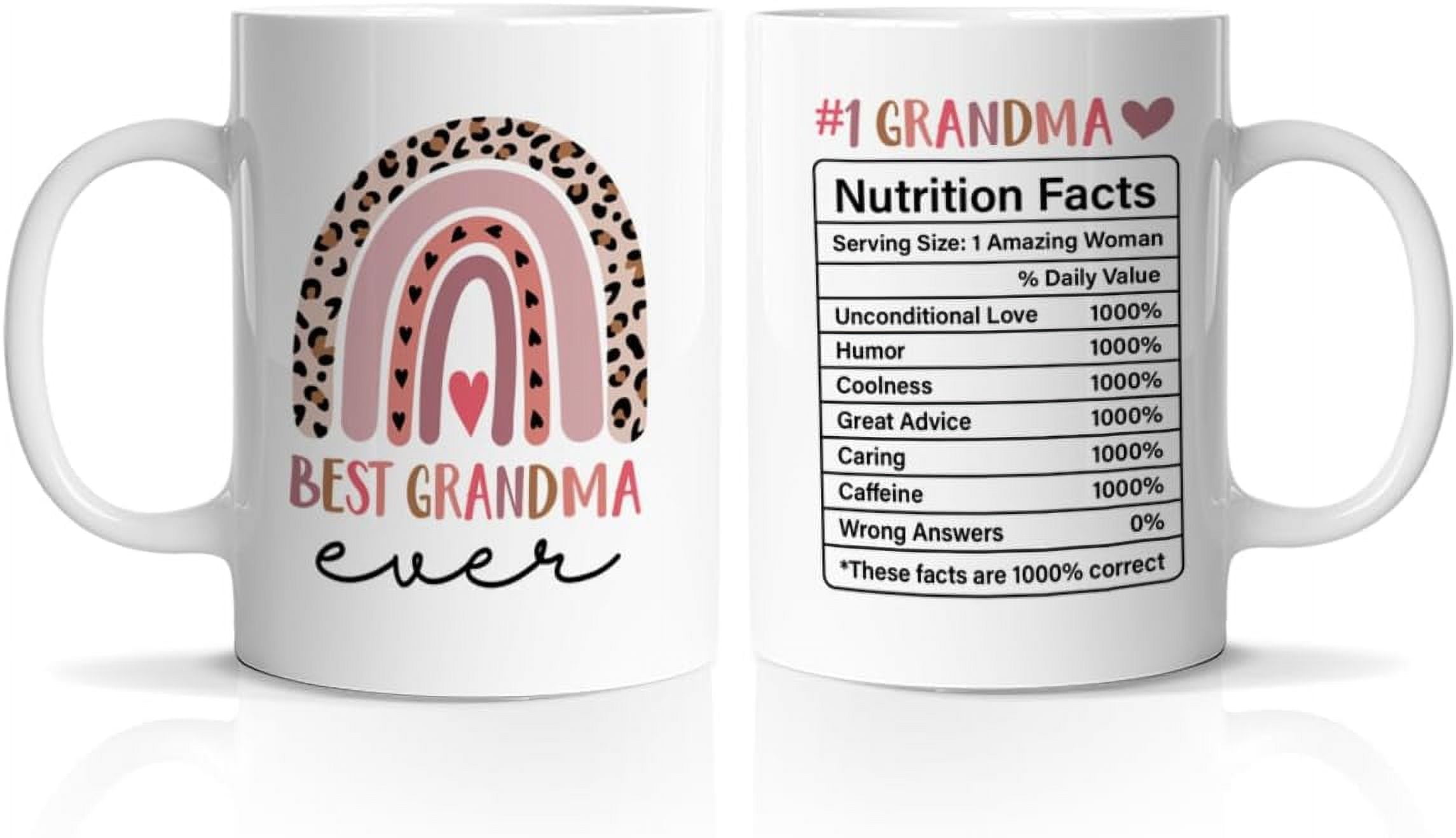 Grandma Coffee Mug, Best Grandma Ever Gifts, Grandma Gifts From ...