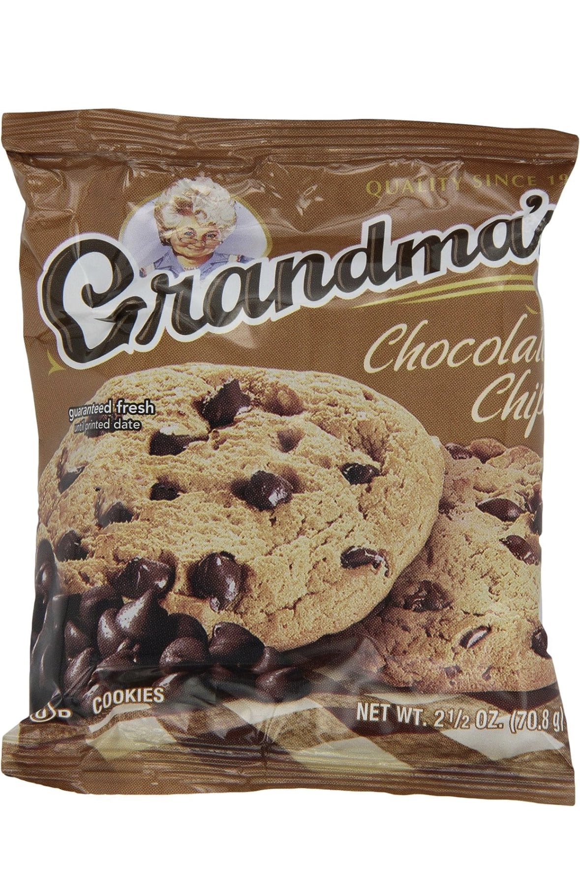 Grandma Cookies Chocolate Chip 12 Pack. Total of 24 Cookies - Walmart.com