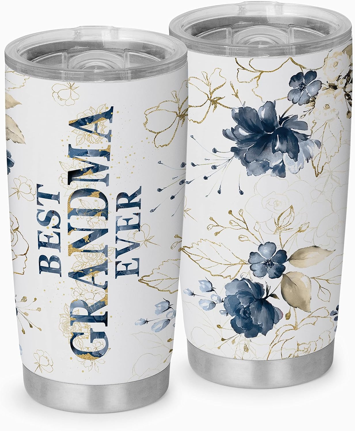 Grandma Cup Stainless Steel 20Oz, Grandma Tumbler, Best Grandma Ever ...