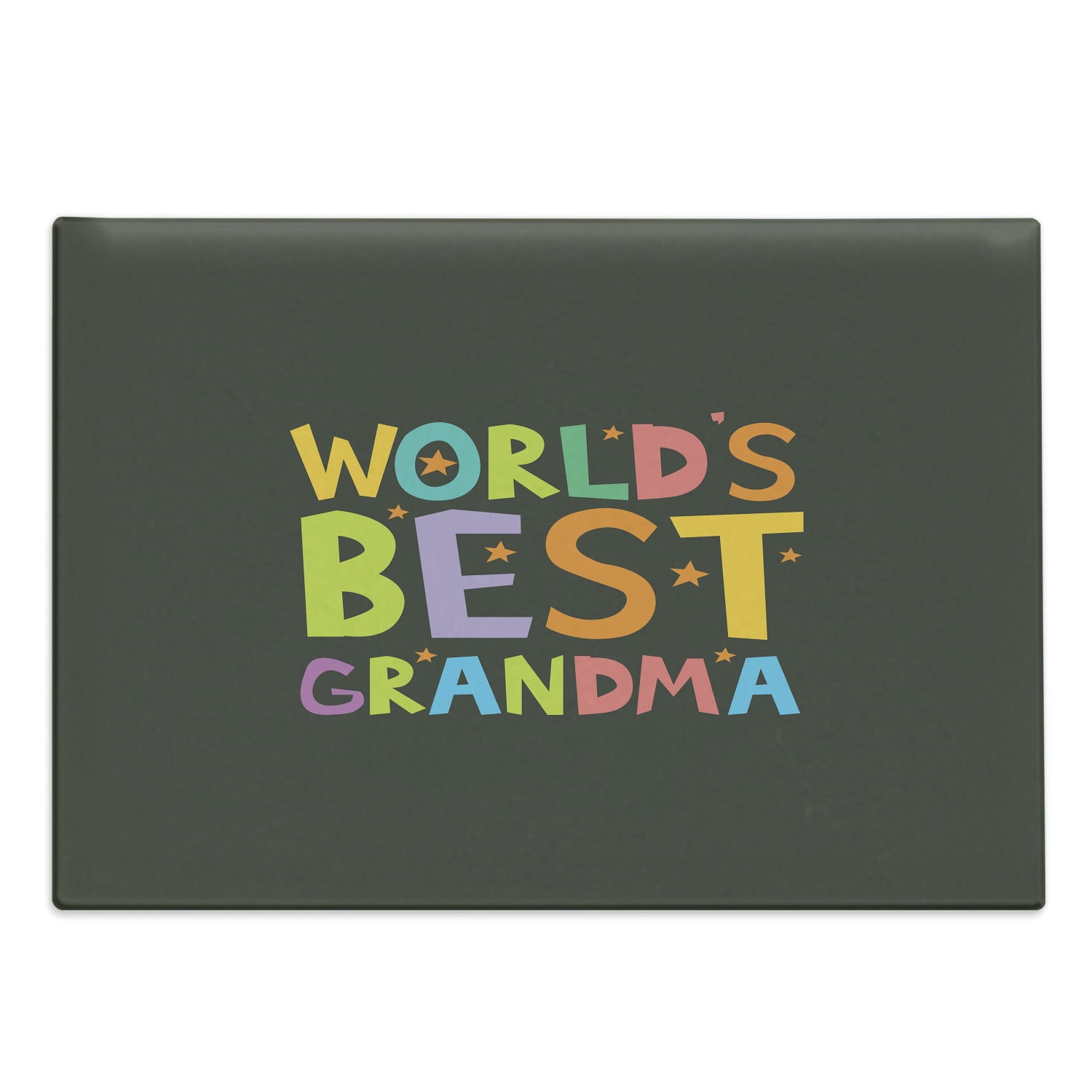 Grandma Cutting Board, Best Grandmother Words with Colorful Letters ...
